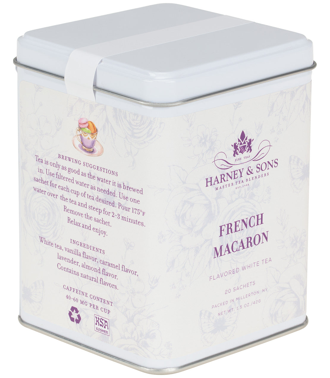Harney & Sons French Macaron, Tin of 20 Sachets – Taste Of Tea